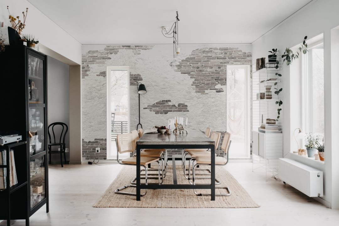 Ivory Bricks, Soft Plaster - Wallpaper | Rebel Walls