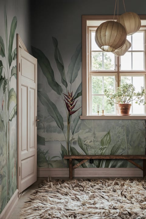 Tropical Palms, Vintage - Tapet | Rebel Walls