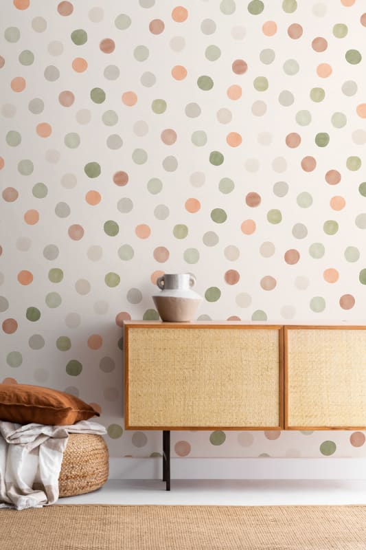 Neutral Polka Dot Background