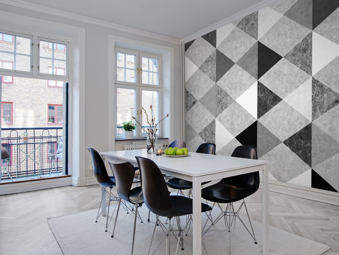 Geometric Marble - Wallpaper | Rebel Walls