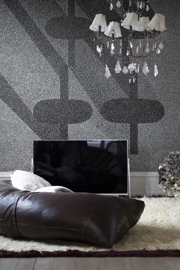 Birdseye Graphite - Wallpaper | Rebel Walls