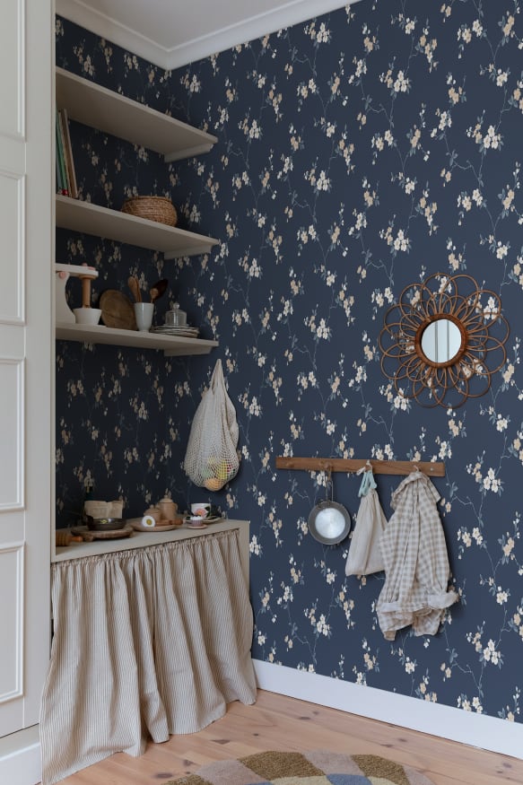 Engla Classic Blue - Tapeter | Sandberg Wallpaper