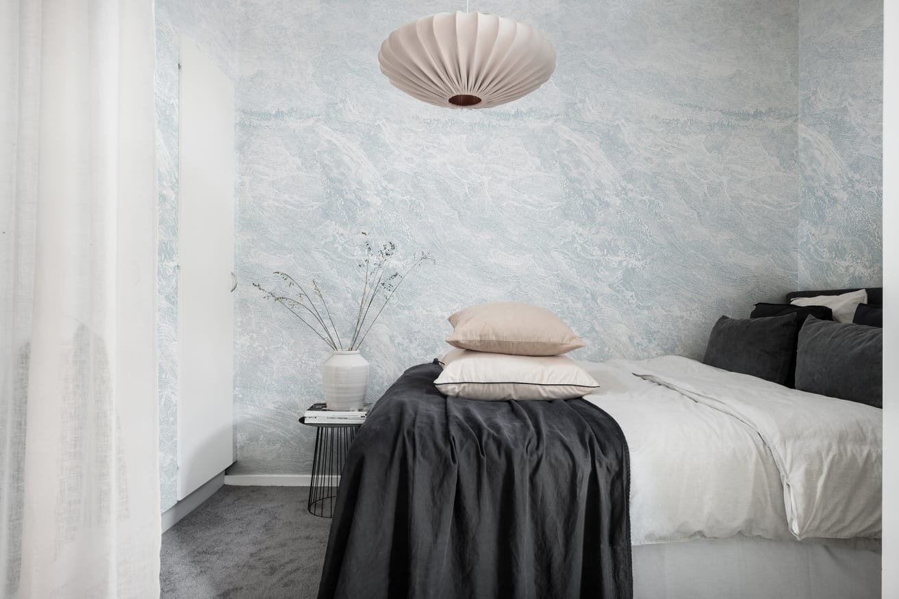 Breeze Ice Blue - Wallpaper | Rebel Walls