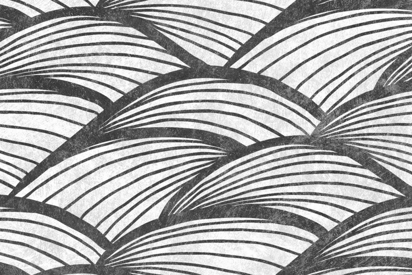 Ripple Graphite - Wallpaper | Rebel Walls