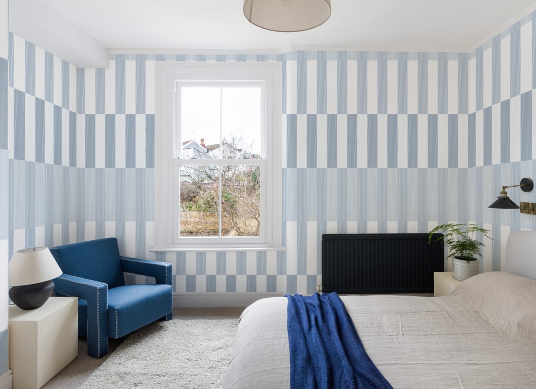 Stripe Wallpaper Colour Good Striped Wallpaper Is Expensive—Painting