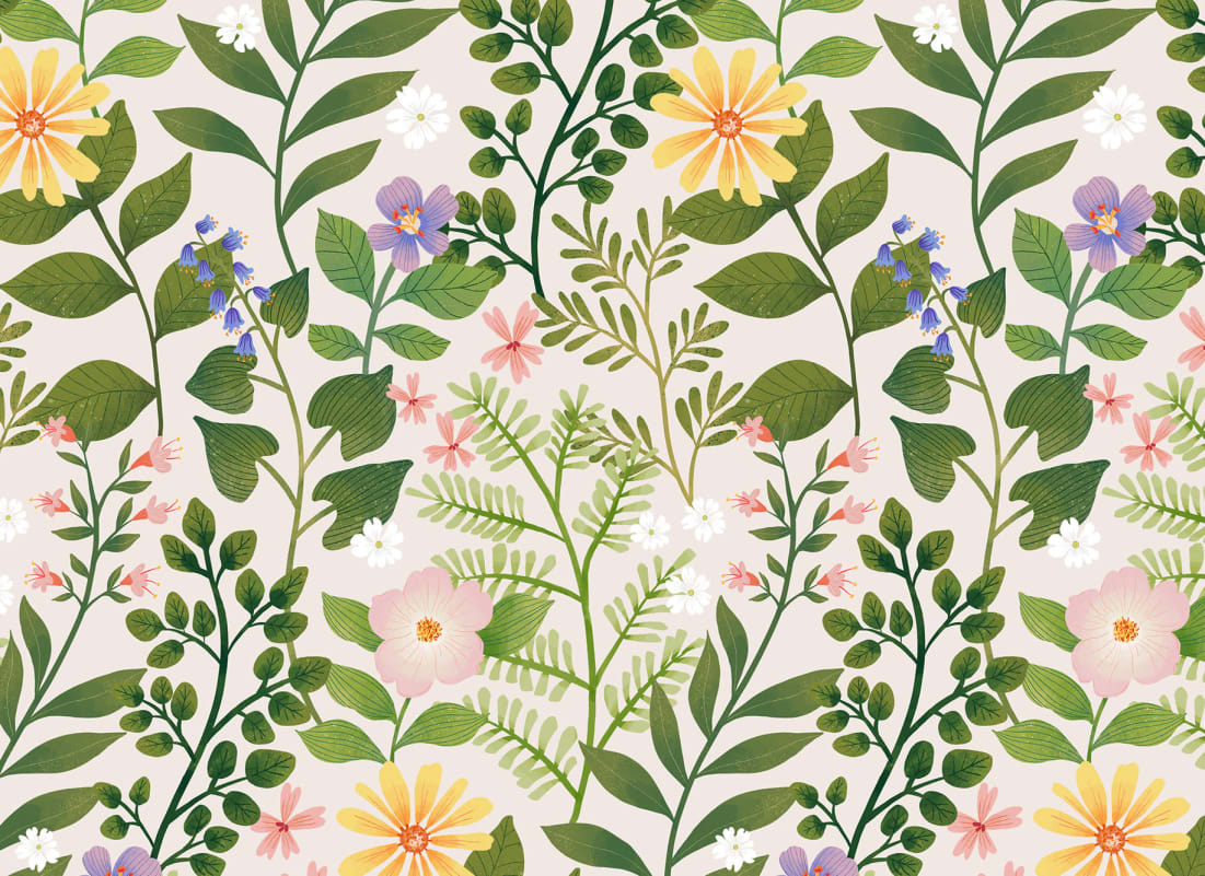 hd wallpaper floral pattern
