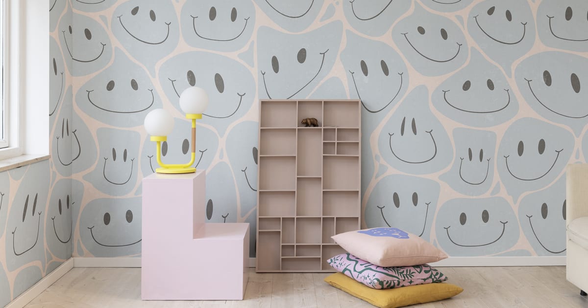 Happy Rebel Lightblue - Rebel Walls