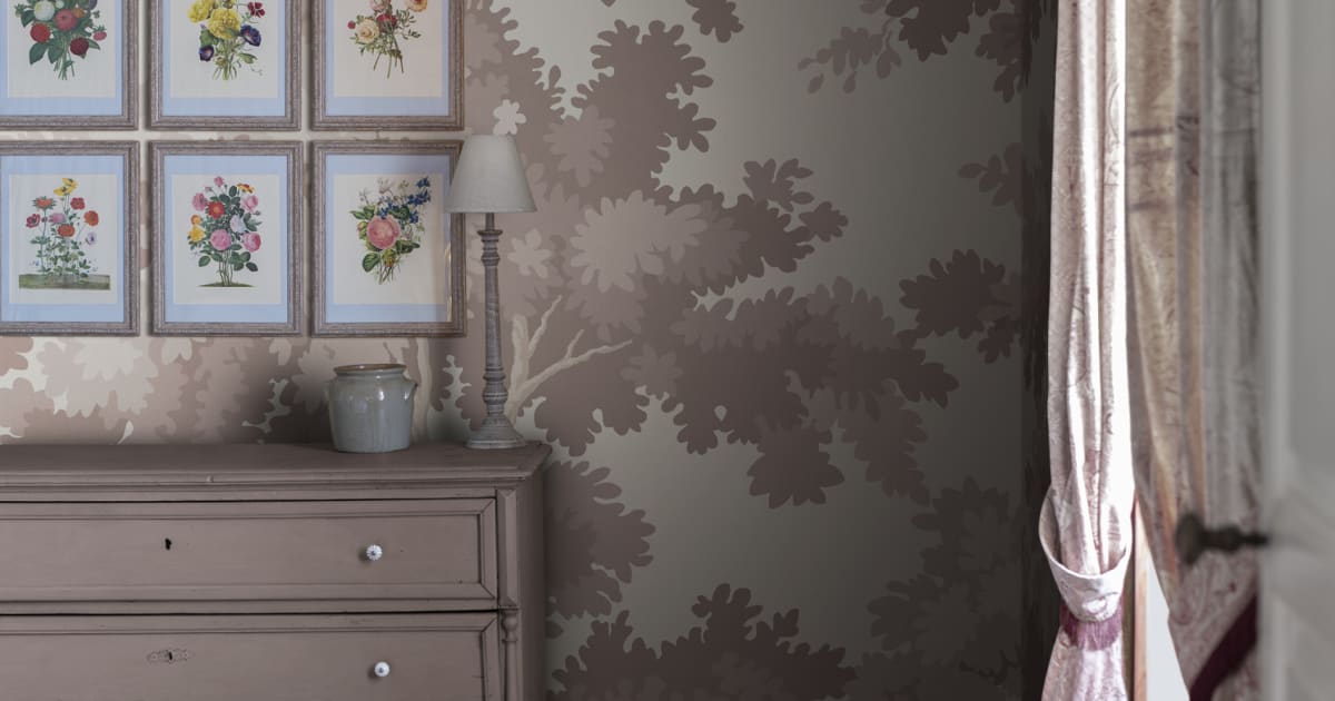 Raphael Mural, Blush - Sandberg Wallpaper