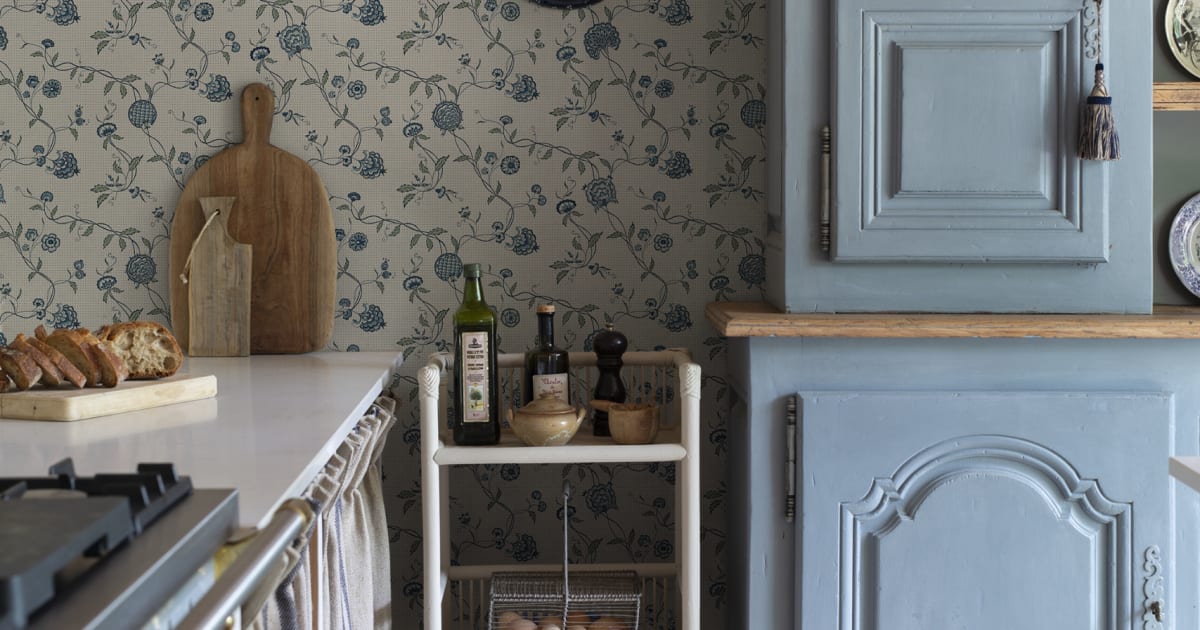 Adelaide Blue - Sandberg Wallpaper