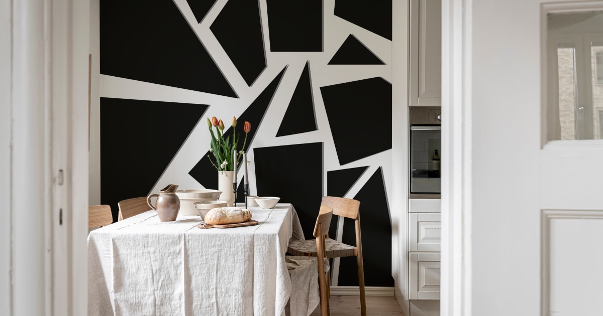 Bold Mosaic, Graphite - Rebel Walls