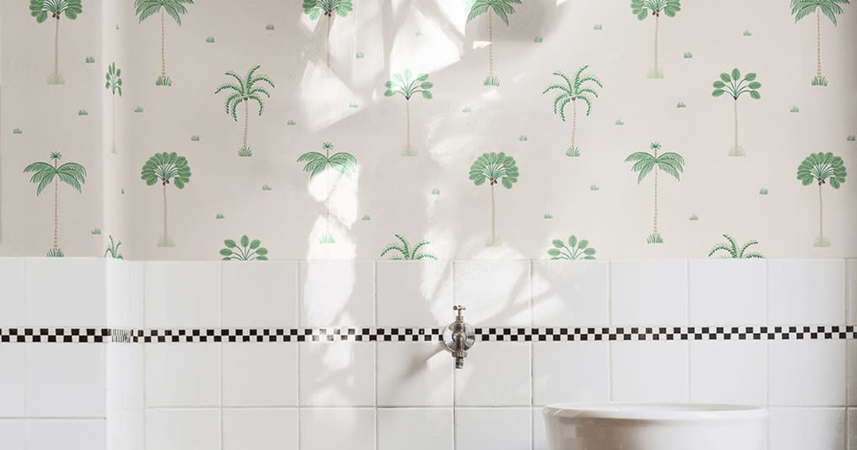 Milo, Spring Green - Sandberg Wallpaper