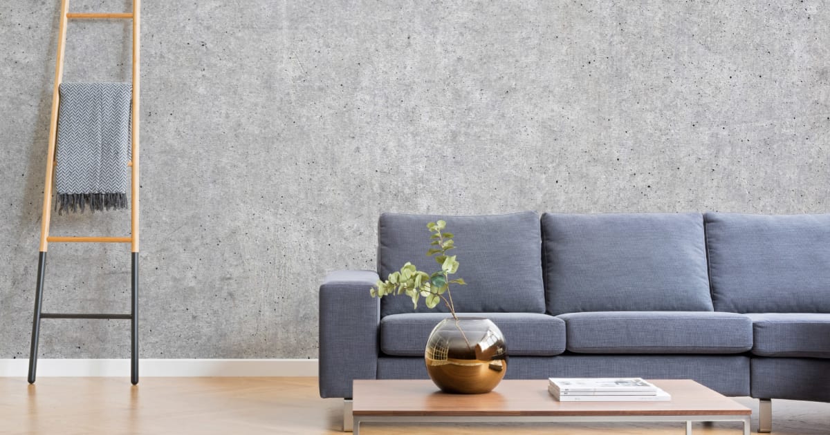 Rustic Concrete Wallpaper Mural - Hovia