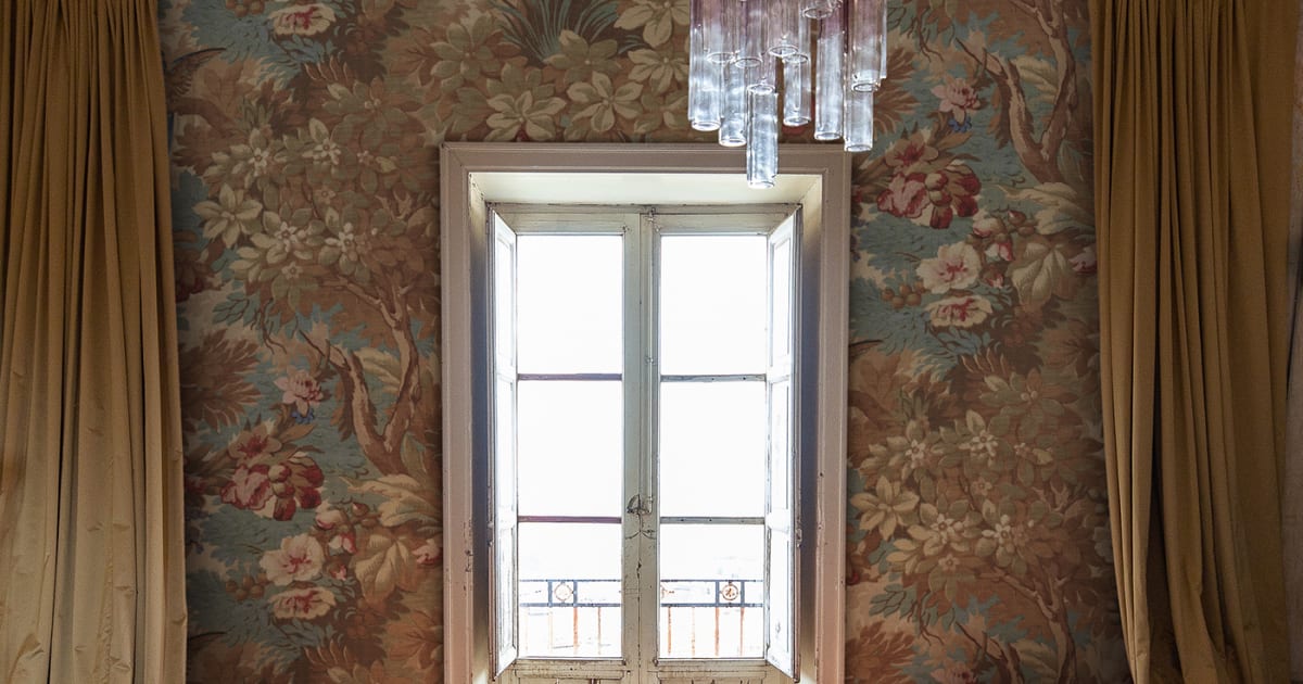 Lush Grove, Πορτοκαλί Ταπετσαρία | Δωρεάν Αποστολή - Rebel Walls