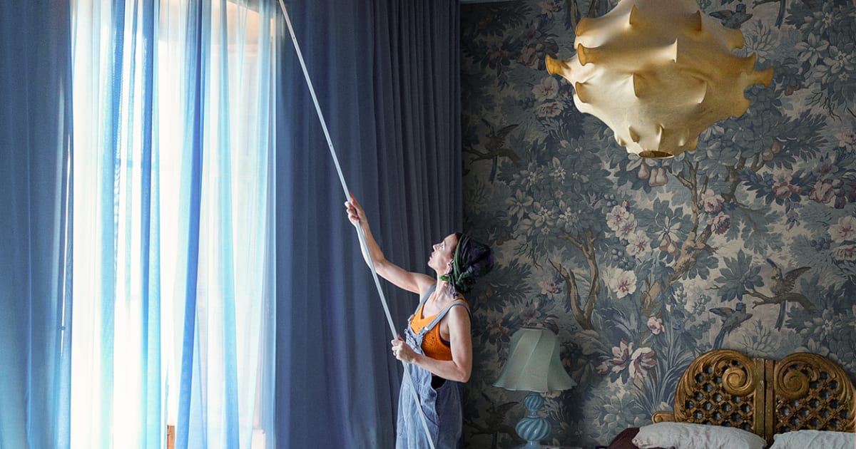 Lush Grove, Light Blue Wallpaper | Fast Delivery - Rebel Walls