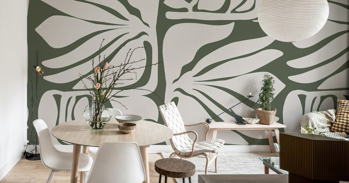 Silent Grove, Moss Green Wallpaper | Rebel Walls - Rebel Walls