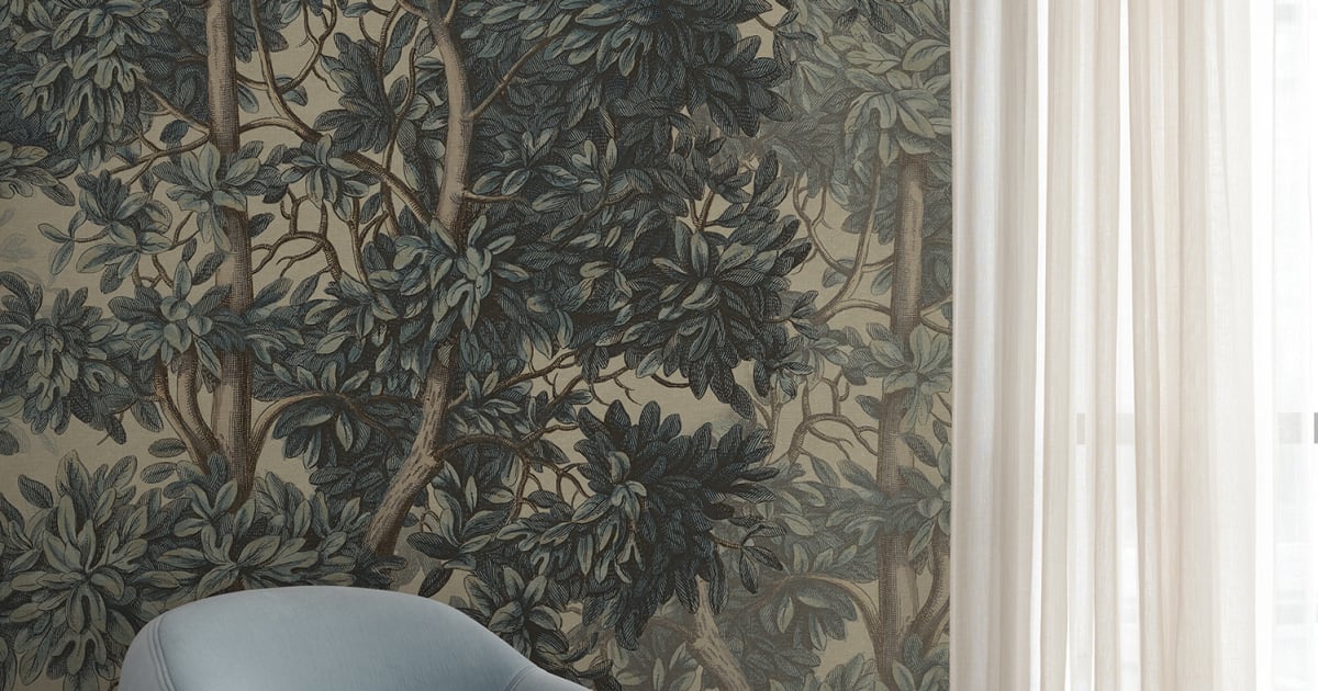 Charles Mural Wallpaper | Sandberg Wallpaper - Sandberg Wallpaper