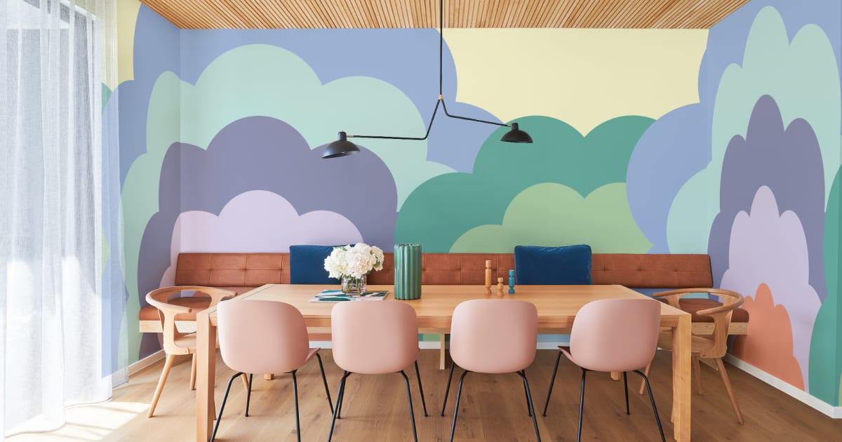Elizabeth Olwen Happy Skies Multi Mural - Hovia