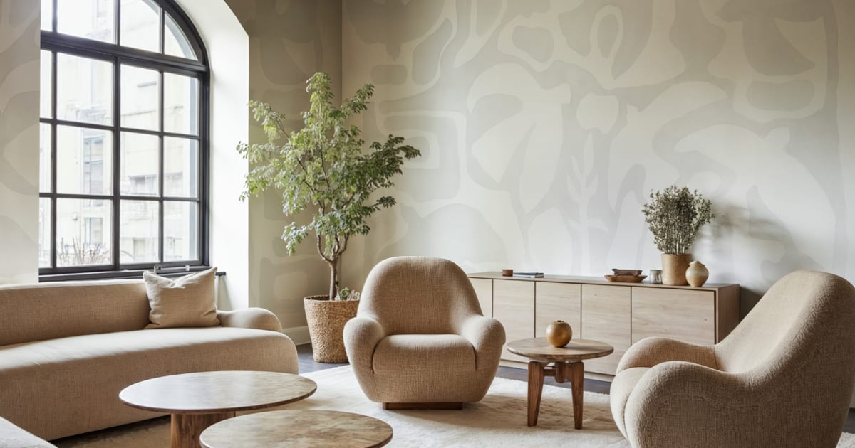 Harmony Forms, Cloud Dancer, White | Free Shipping | Rebel Walls ...