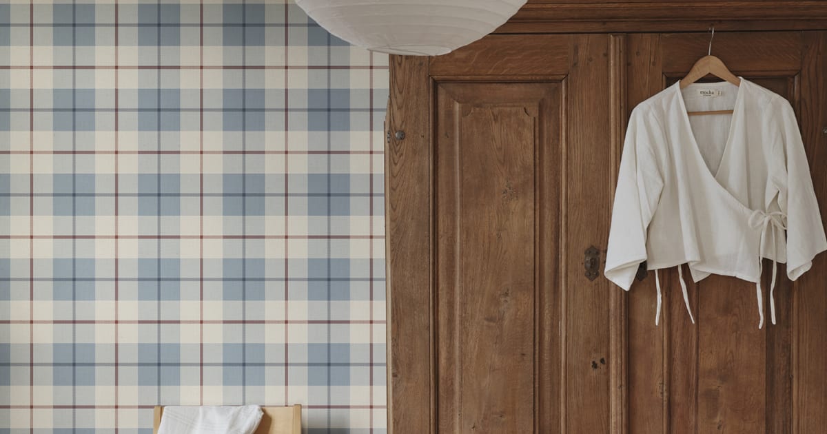 Ranold, Light Blue Wallpaper | Sandberg Wallpaper | 50 Years - Sandberg ...