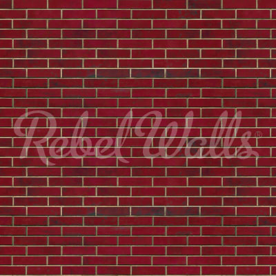Wall Of Tiles Ruby Red - Rebel Walls