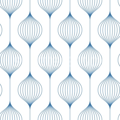 Retro Flow, Blueberry | Extraordinary Wallpaper By Rebel Walls - Rebel ...