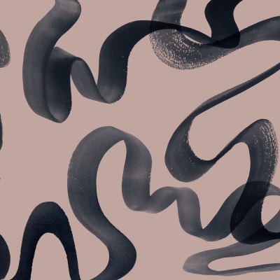 Waves Pink - Rebel Walls