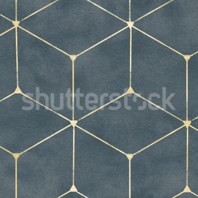 Hexaeder, Blue | Extraordinary Wallpaper By Rebel Walls - Rebel Walls