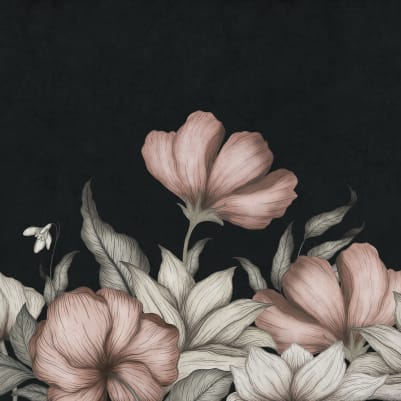 Floral Fantasy, Pink - Rebel Walls