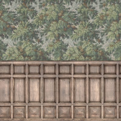 Spruce Forest, Panels, Green | Free Shipping | Rebel Walls - Rebel Walls