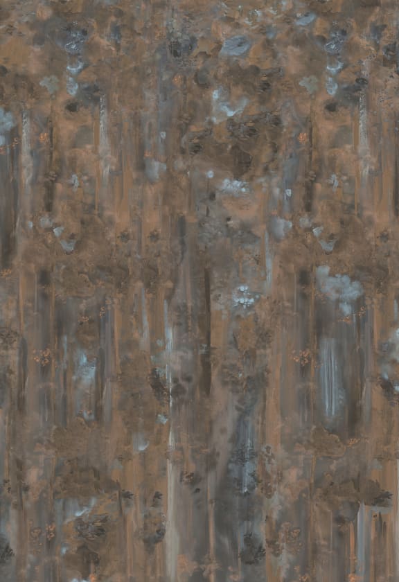 Deva, Rust - Wallpaper | Rebel Walls
