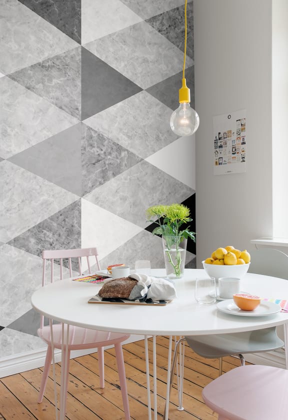 Geometric Marble - Wallpaper | Rebel Walls