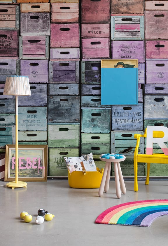 Color Boxes - Wallpaper | Rebel Walls