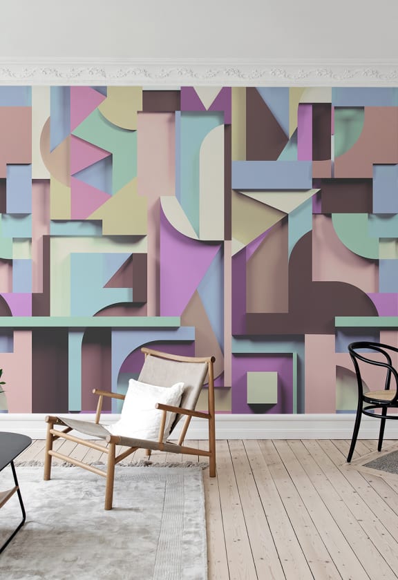 Caroline Pastel - Wallpaper | Rebel Walls