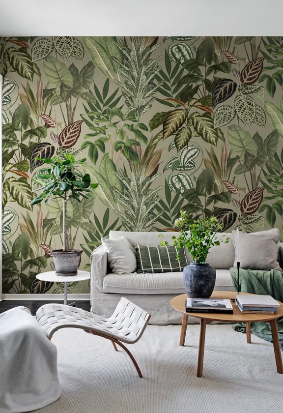 Mischievous Jungle Sand - Tapeter | Rebel Walls