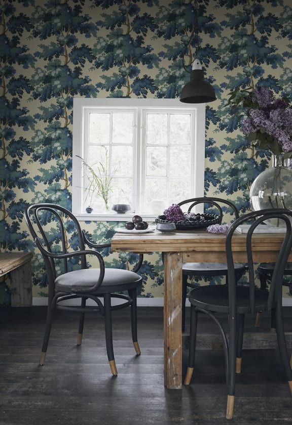 Raphael Blue - Papier peint | Sandberg Wallpaper