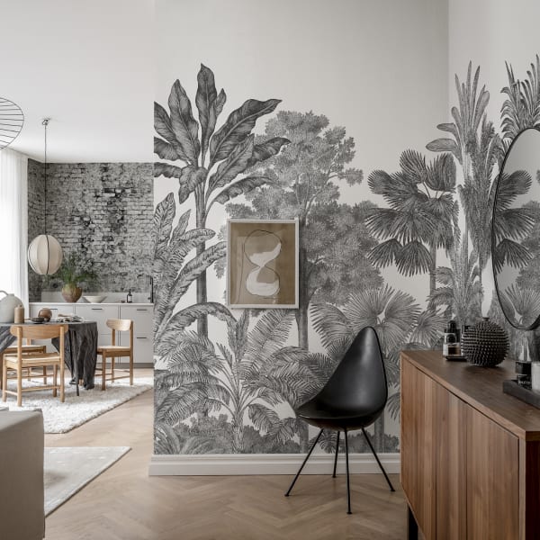 Tropical Bellewood, Graphite - Rebel Walls