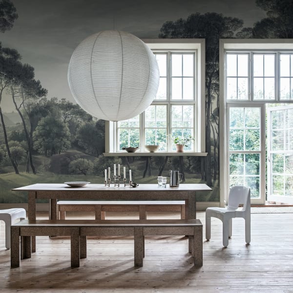 Pine Wood, Blue - Rebel Walls