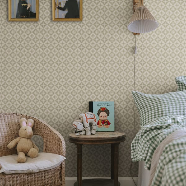 Edvin, Green | Sandberg Wallpaper