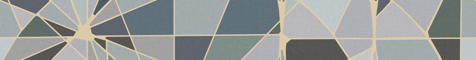 Facet, Blue - Wallpaper | Rebel Walls
