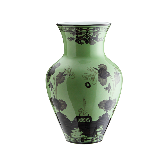 Barium-green porcelain Ming vase | GINORI 1735