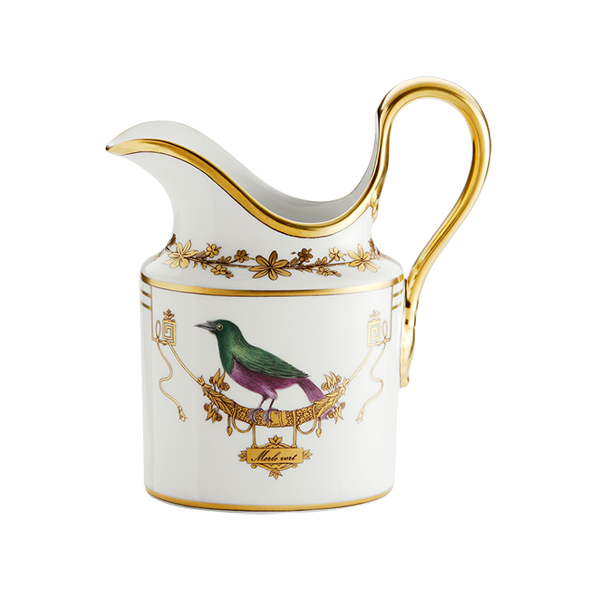 Merle Vert milk pitcher | Voliere | GINORI 1735