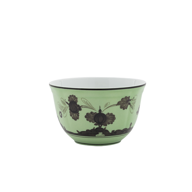 Barium-green porcelain rice bowls | GINORI 1735
