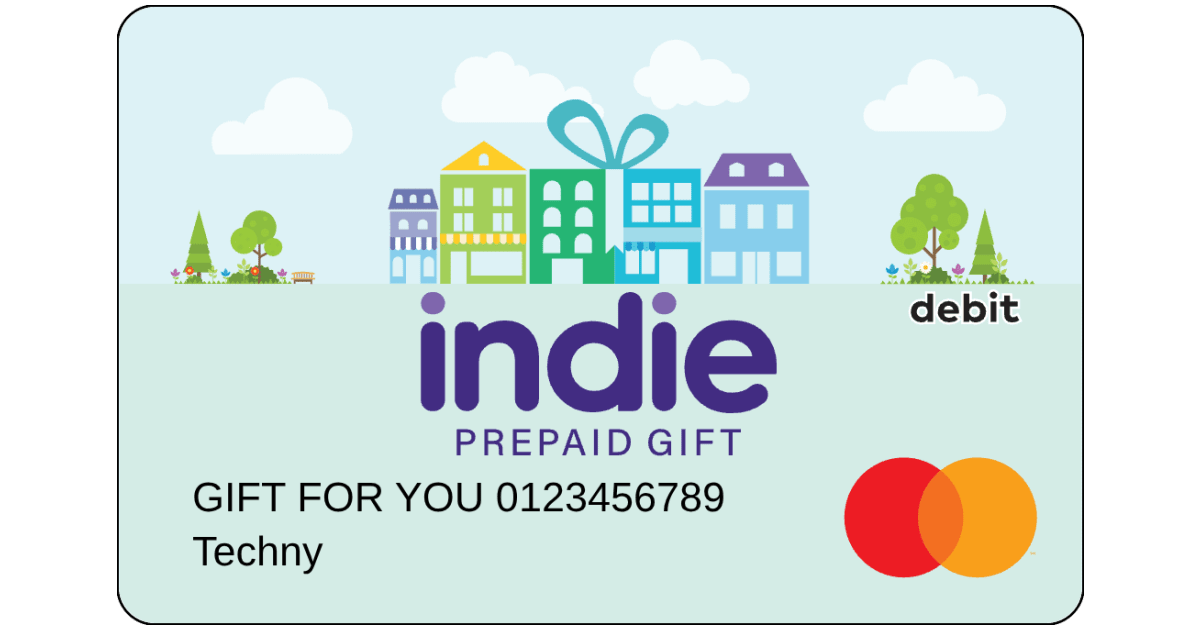 Techny Gift Cards | Indie Prepaid Gift Card