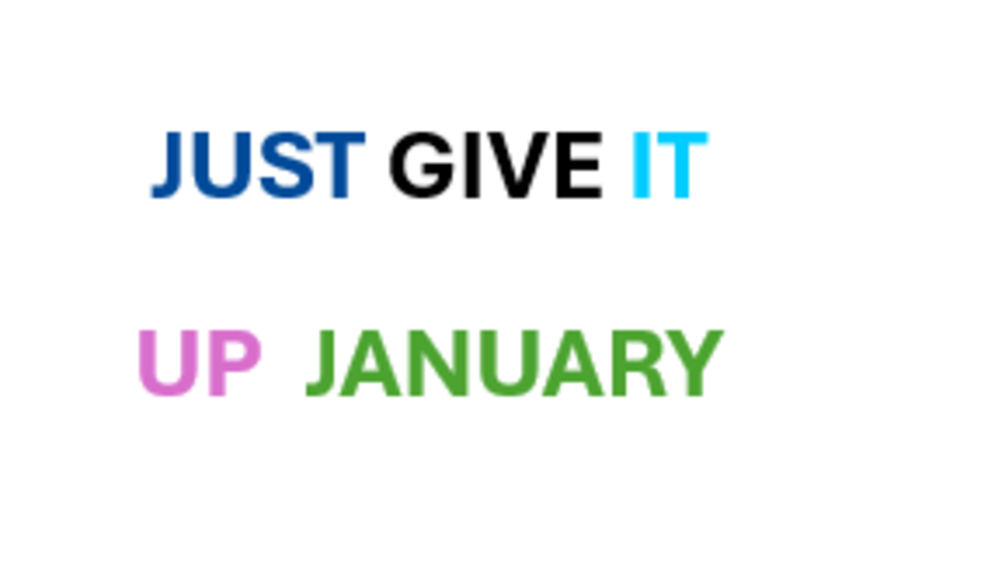 Christeyns Just Give it up January - Online Social Fundraising Donation ...