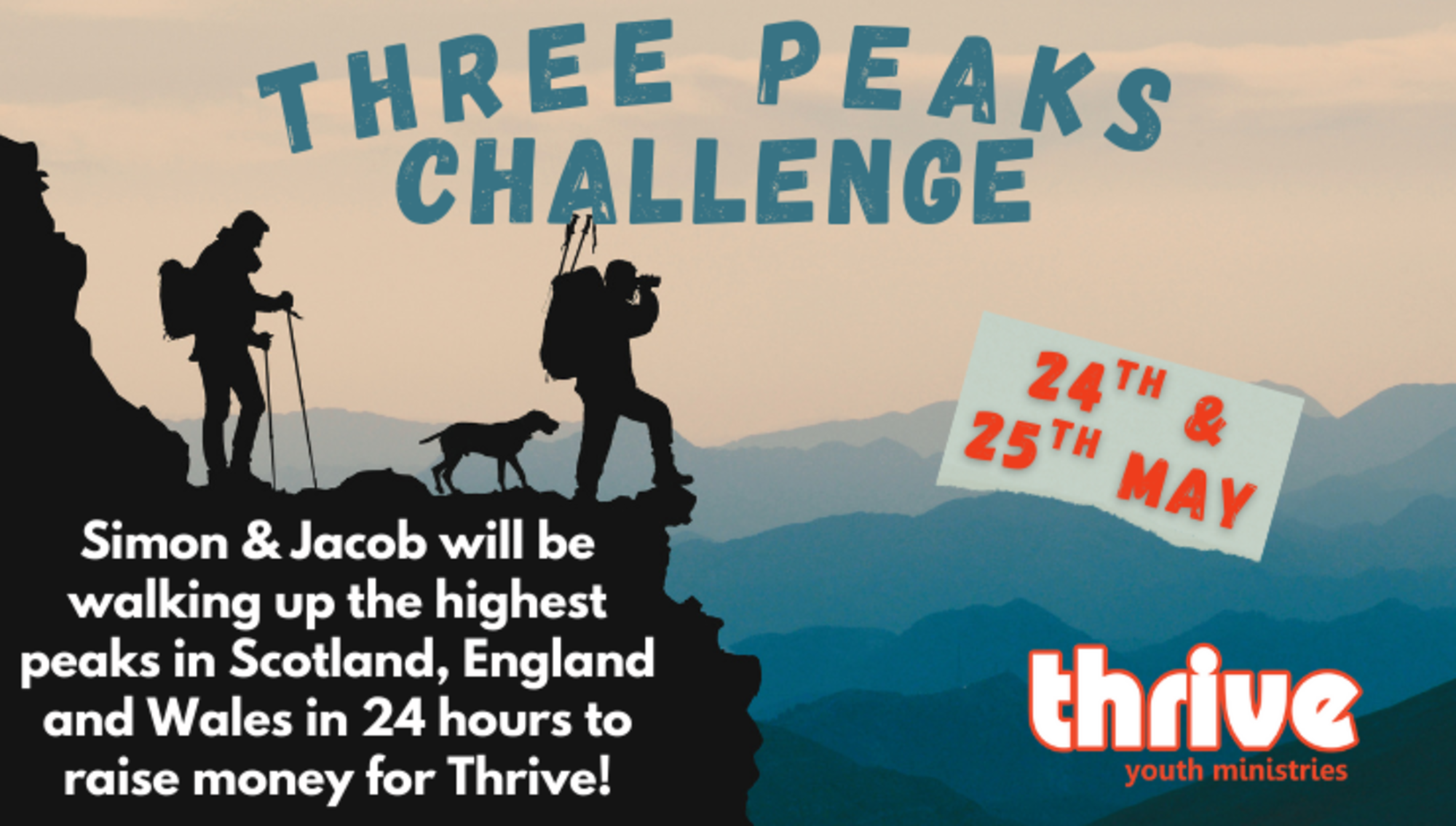 Three Peaks for Thrive - Online Social Fundraising Donation Platform ...