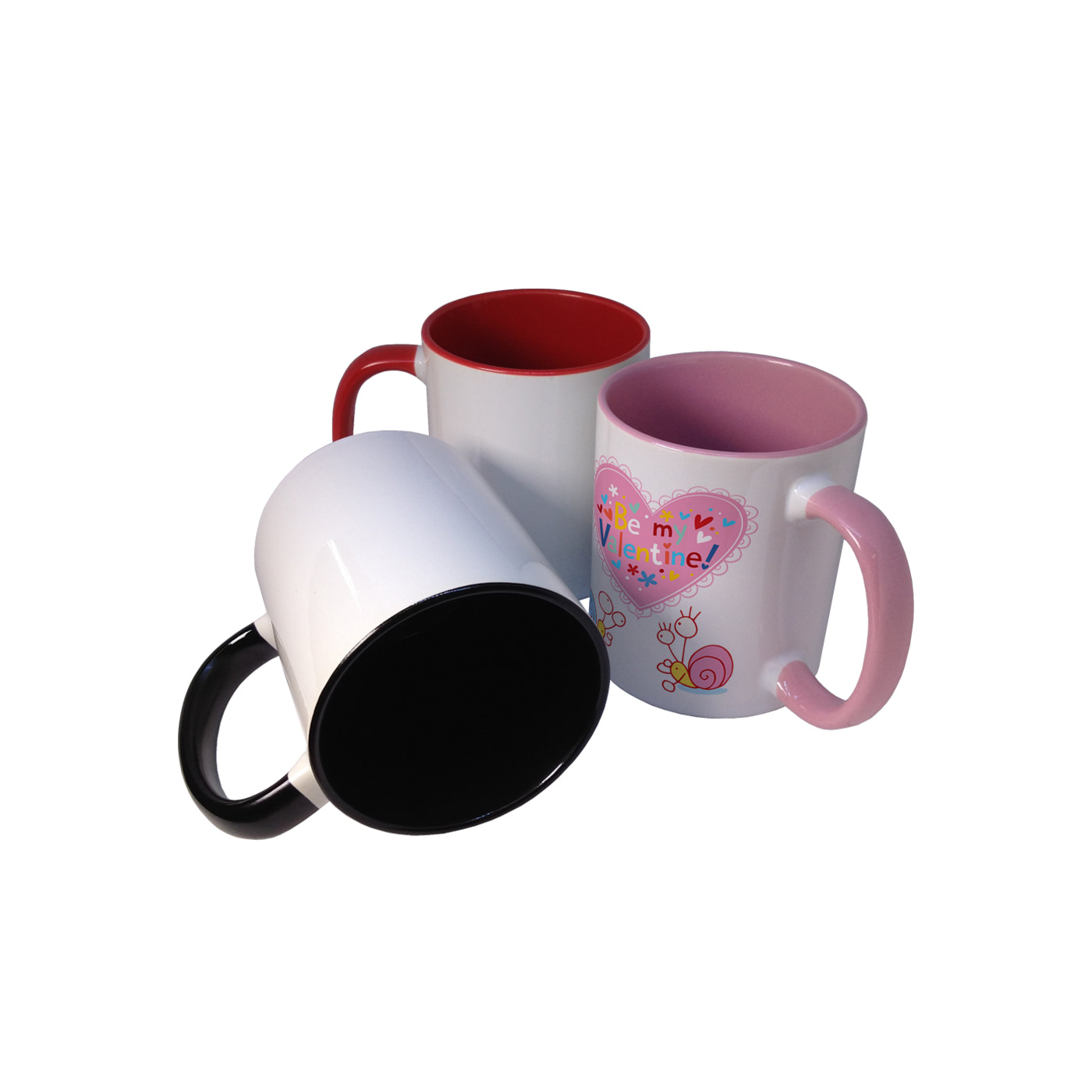 Ceramic Mugs w/ Inner Colour for Dye Sublimation Printing
