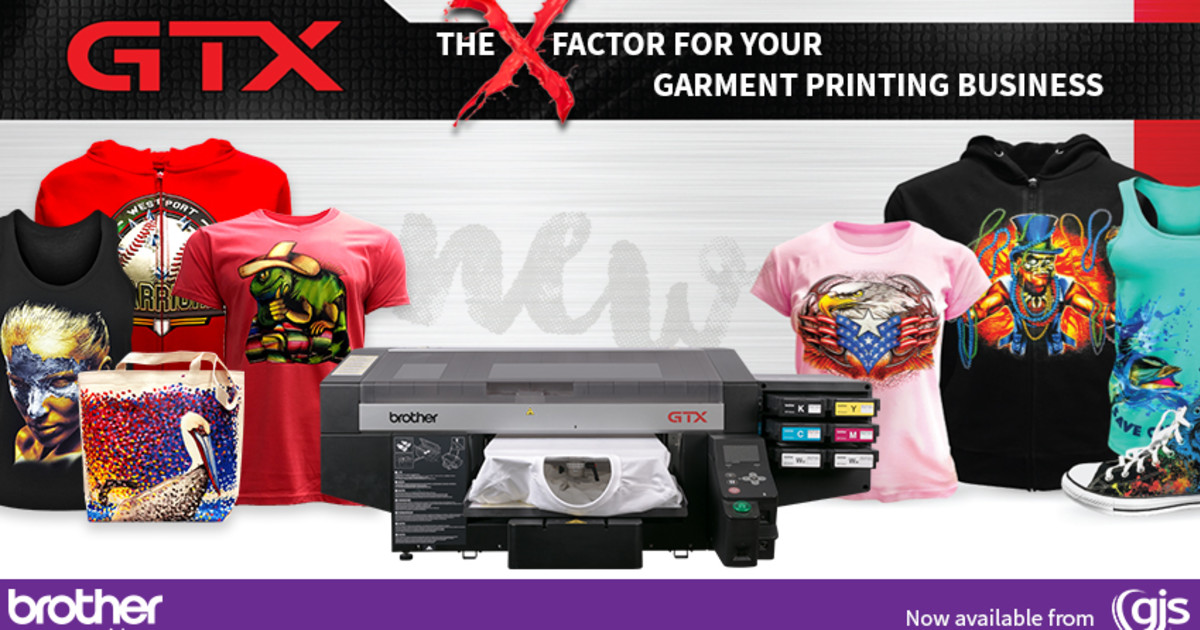 [VIDEO] Brother GTX garment printer - first look - GJS