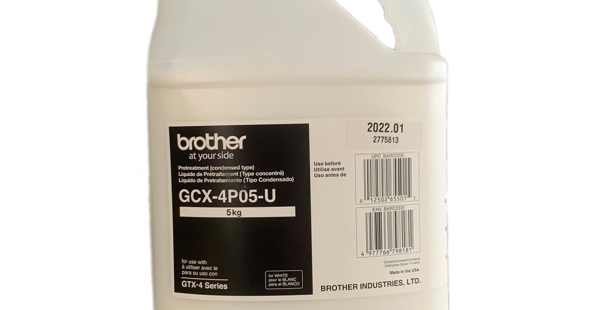 Brother Pre-Treatment Solution for GT DTG - Cotton