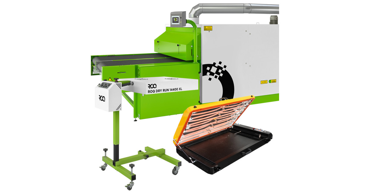 DTG, DTF, Screen Printing and UV Tunnel Dryers. Flash curers. DTF Ovens
