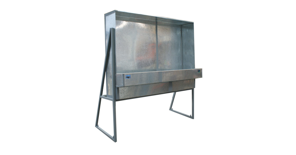 Galvanised Washout Trough for Screen Printing